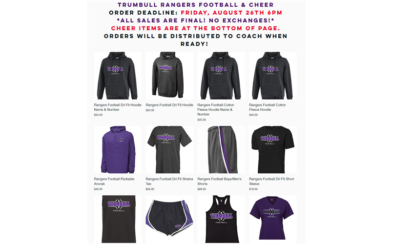 Trumbull Pop Warner > Home